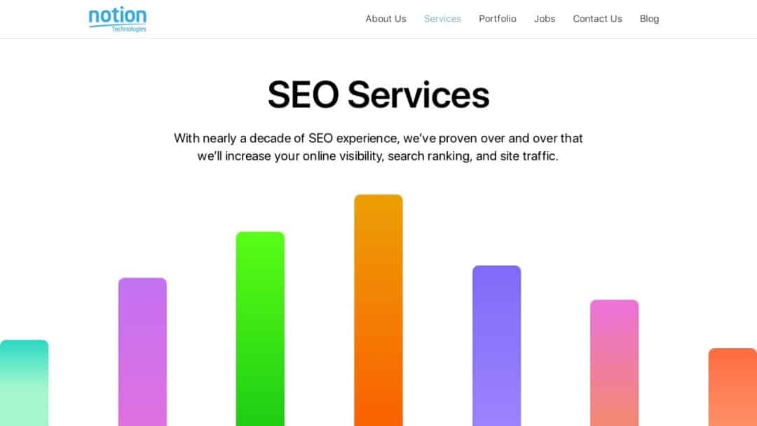 Notion Technologies – Digital Excellence Awards